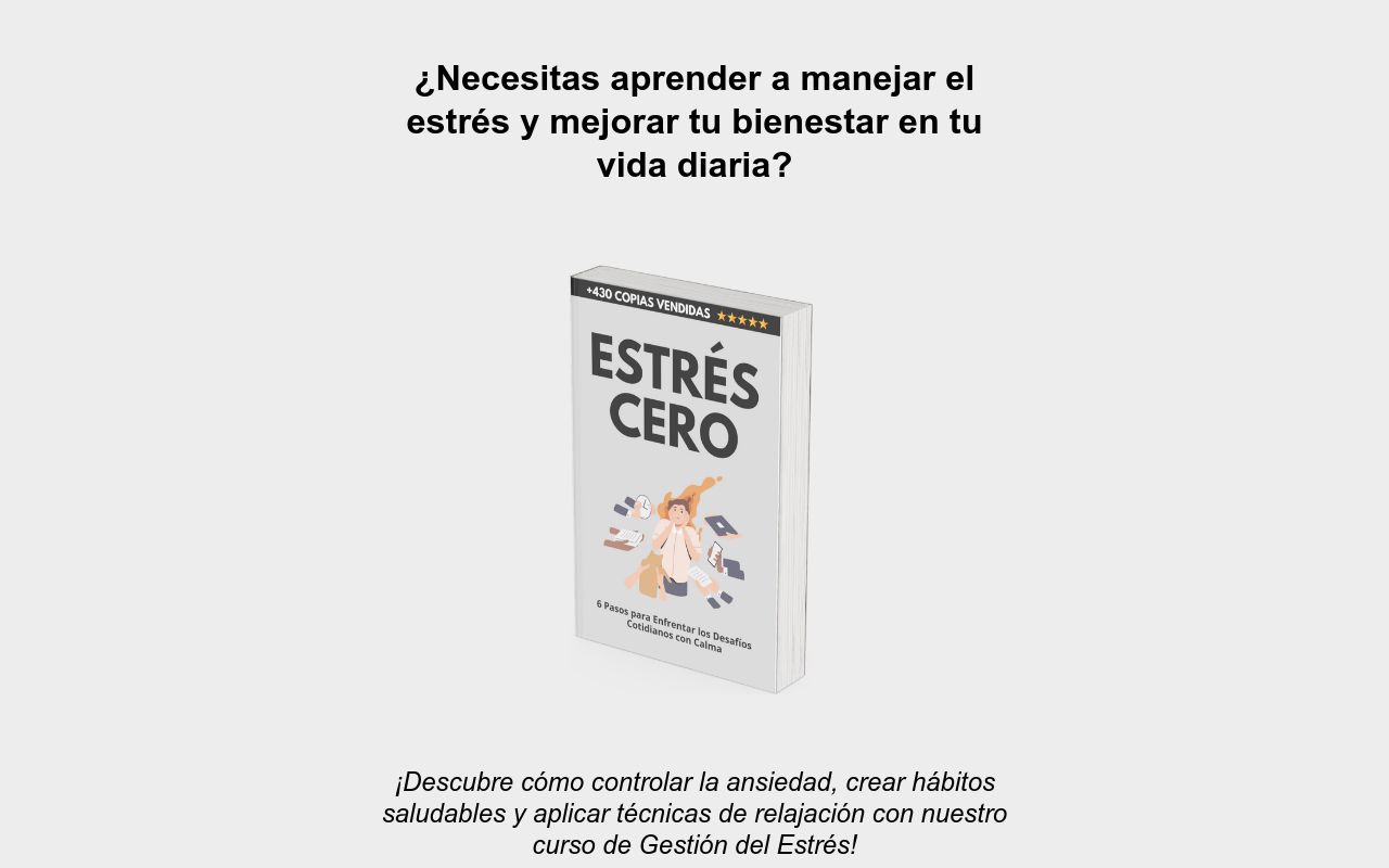Estrés Cero